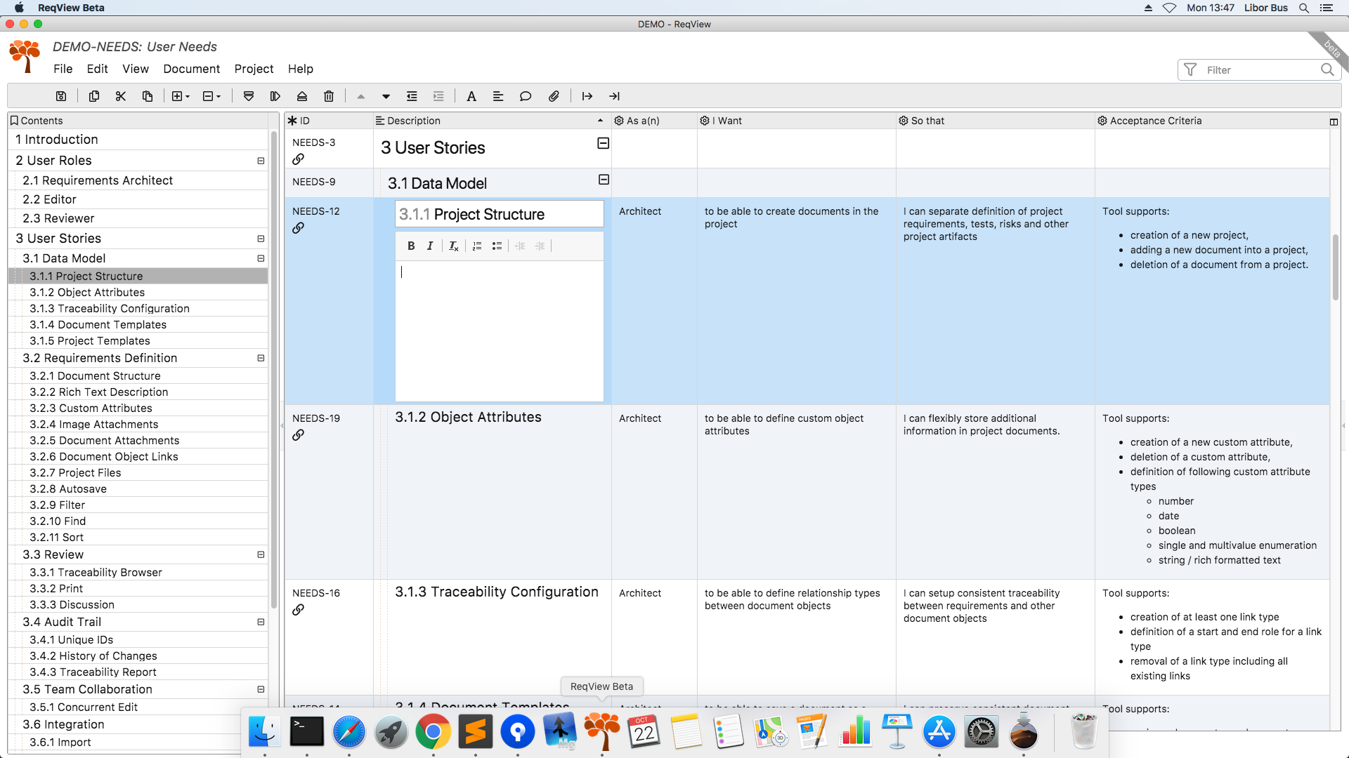 ReqView 2.5.0 Beta 1 – Native Mac Application | ReqView Blog