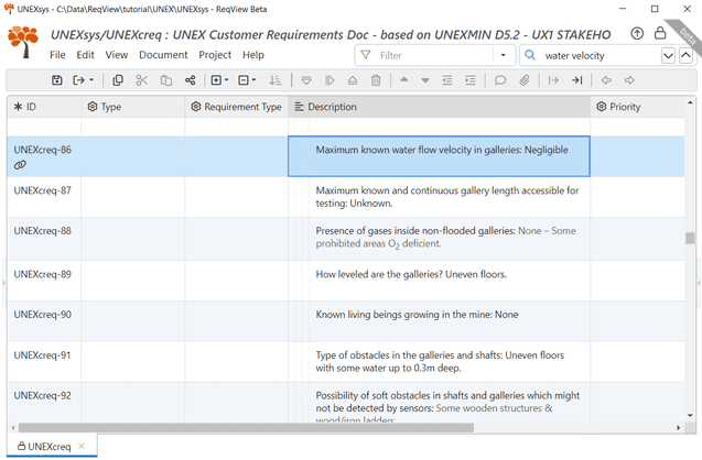 Stakeholder Requirements Specification | ReqView Starter Guide Tutorial