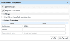 Edit Documents | ReqView Documentation