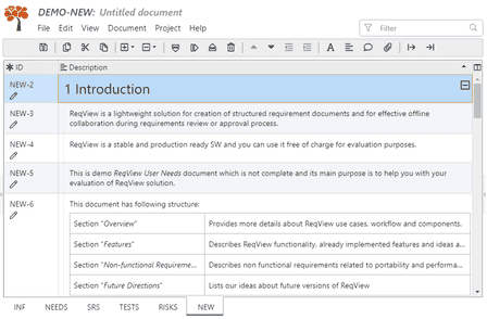 Import Requirements Specification From MS Word | ReqView Documentation