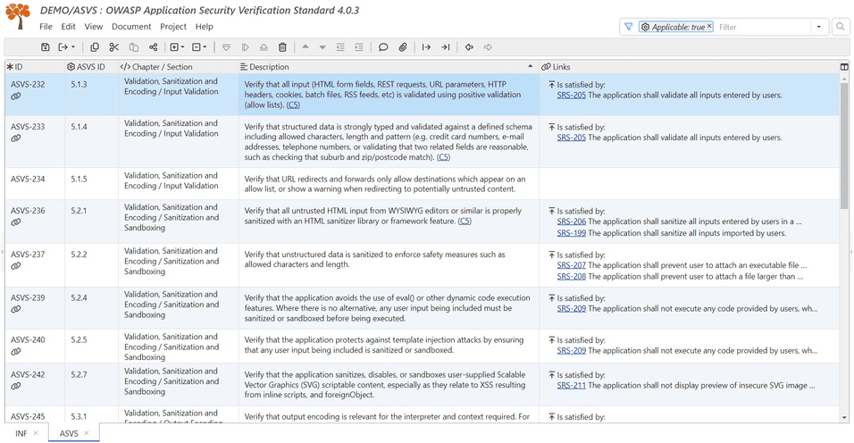 OWASP Application Security Verification Standard (ASVS) Template ...